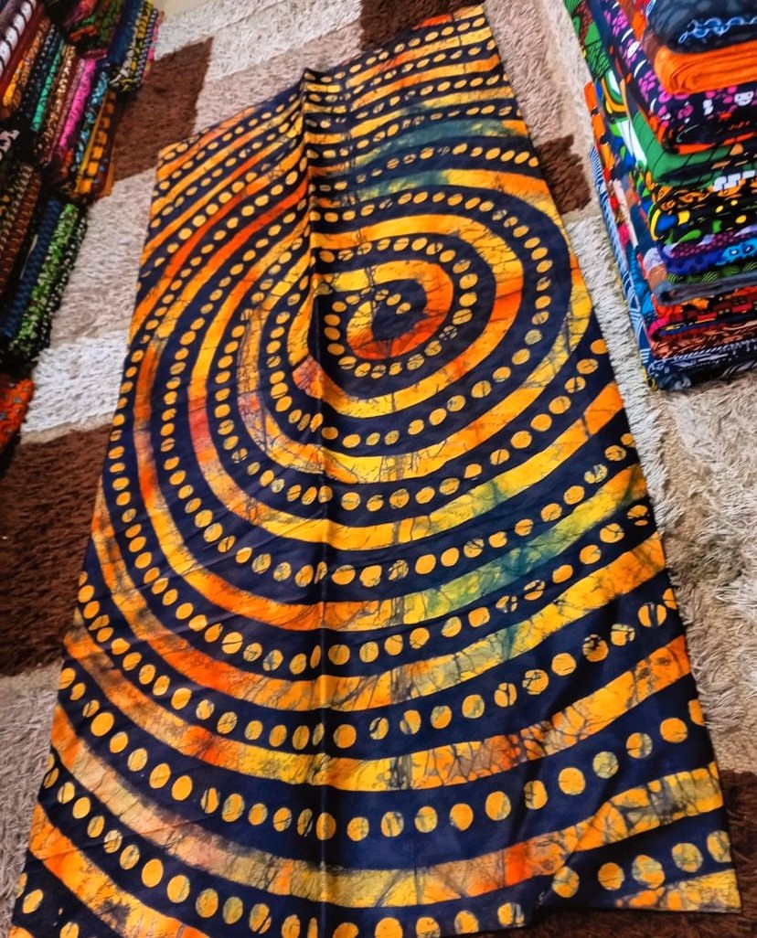 Handmade Batik, Adire 5 yards, African Cotton Batik, Nigerian Tie Dye ...