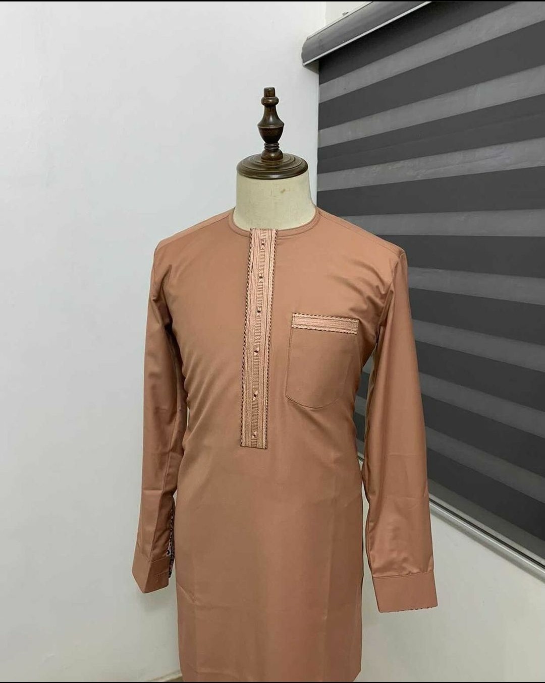 A Plain, Stylish, Long Sleeve Kaftan for Men by oyecouture - Men Tradit ...