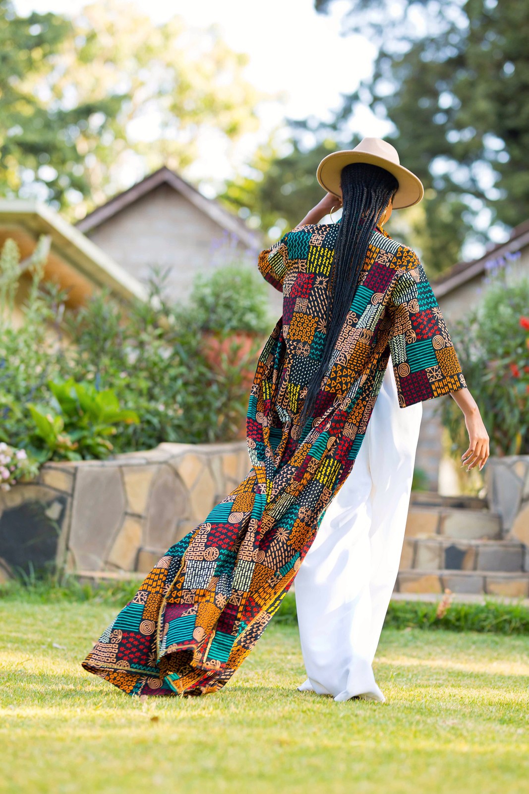 Mwai African Print Kimono by africanyuva - Kimonos - ANKA