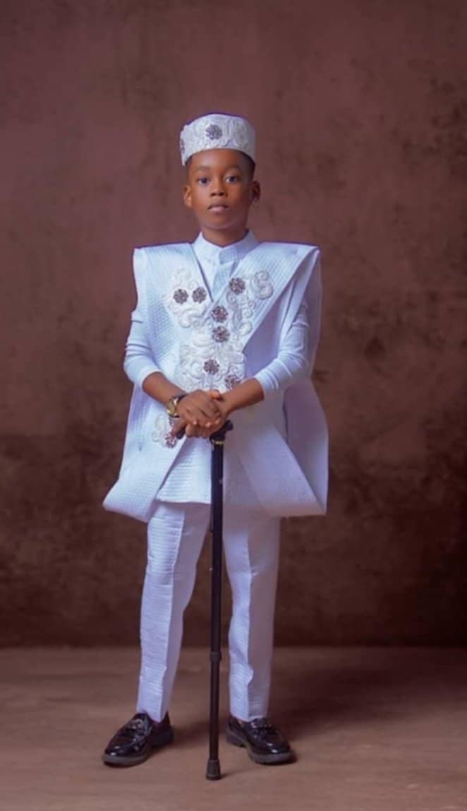 Agbada, Boys Suit, African Boys Attires, Agbada for Kids, 4 Pieces Agba ...