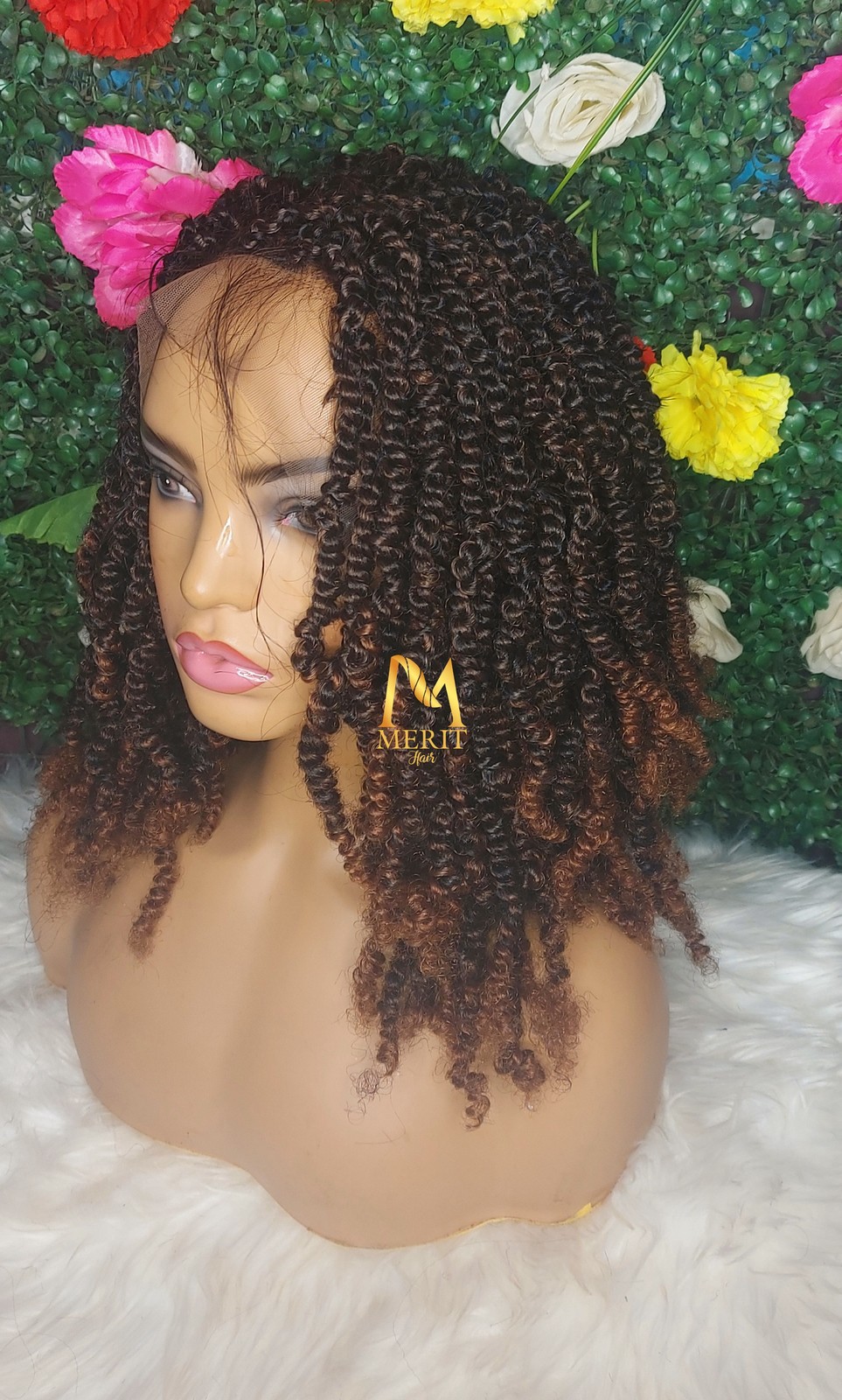 Springtwists wig, braided wigs, lace wigs twists wig faux locs wig by m ...