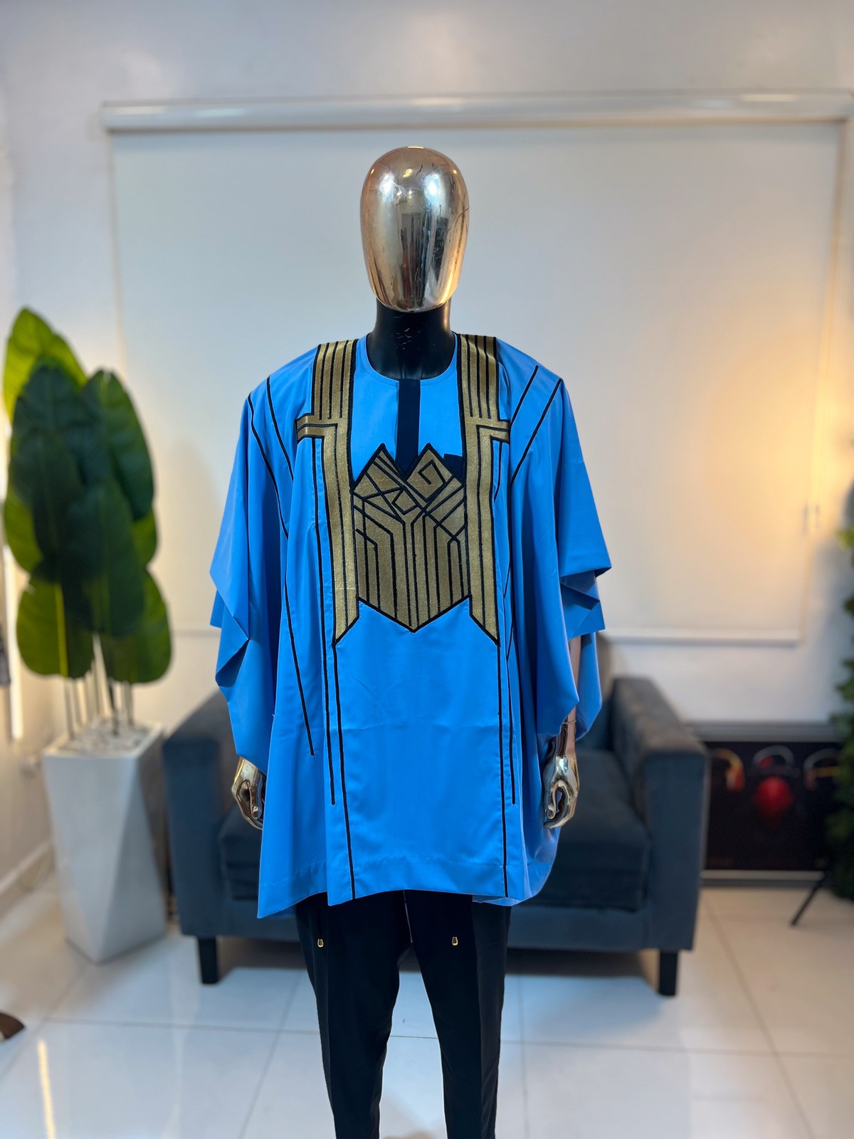A sub Saharan African attire ( mini agbada) available in any color and ...