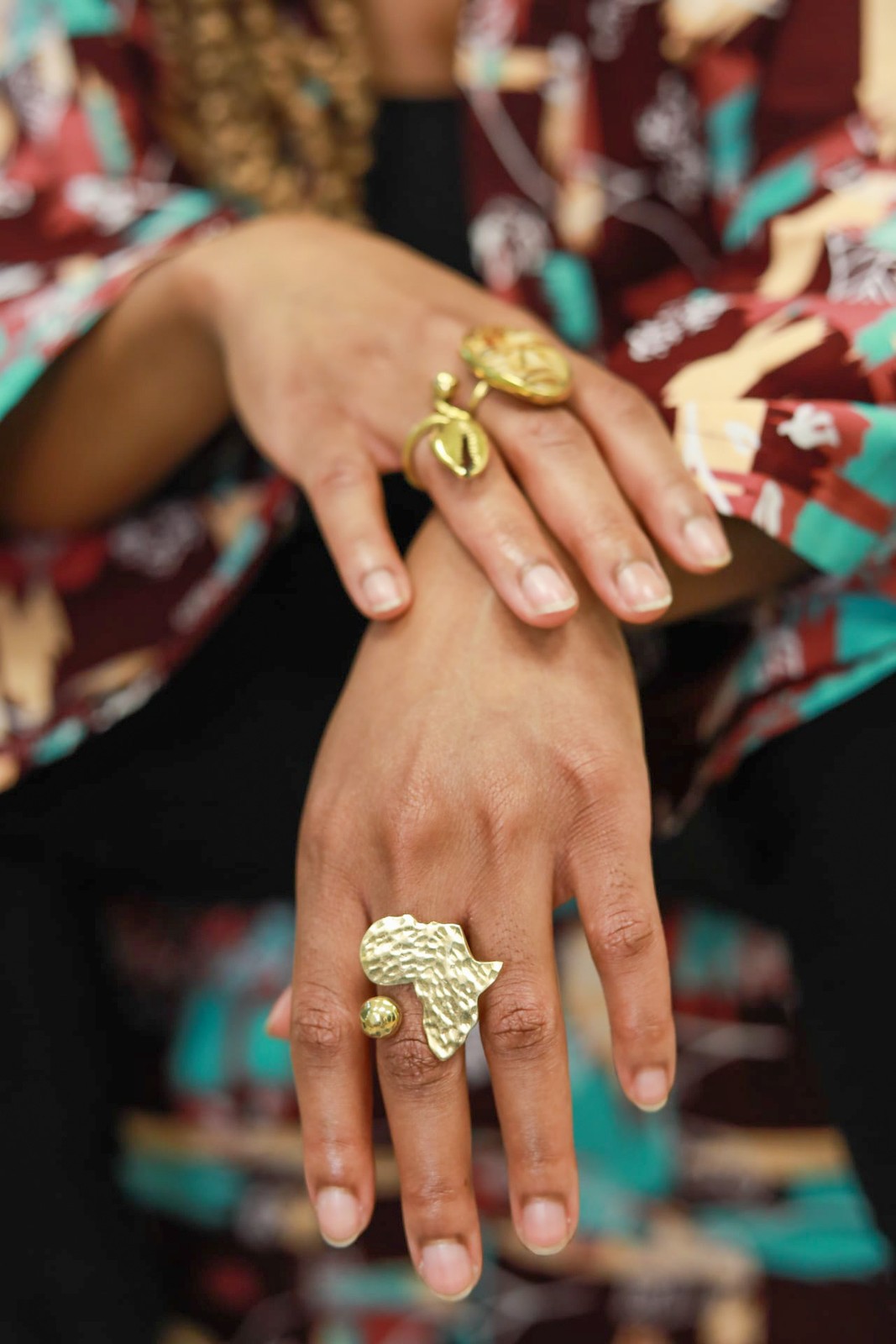 Bronze ring “Lil Afrika” by abi-creations - Rings - ANKA