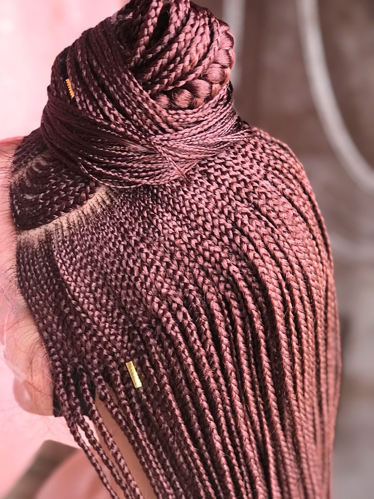 Pre order, frontal cornrows braids, braided wigs for black women by uni ...