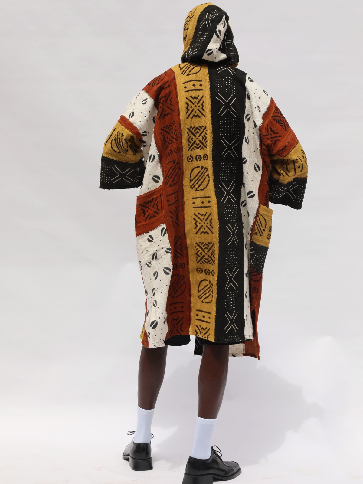 At Peace Hooded Bogolan Cloak (Pre-Order) by threaded-tribes - Unisex T ...