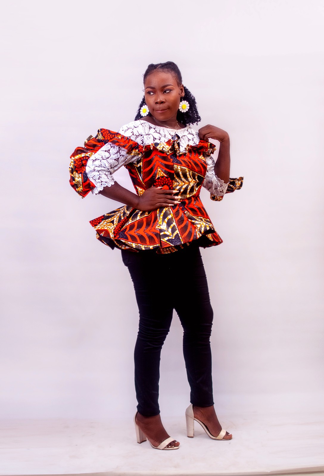 TUTU Ankara Peplum top by veev-clothiers - Ankara wax print - ANKA