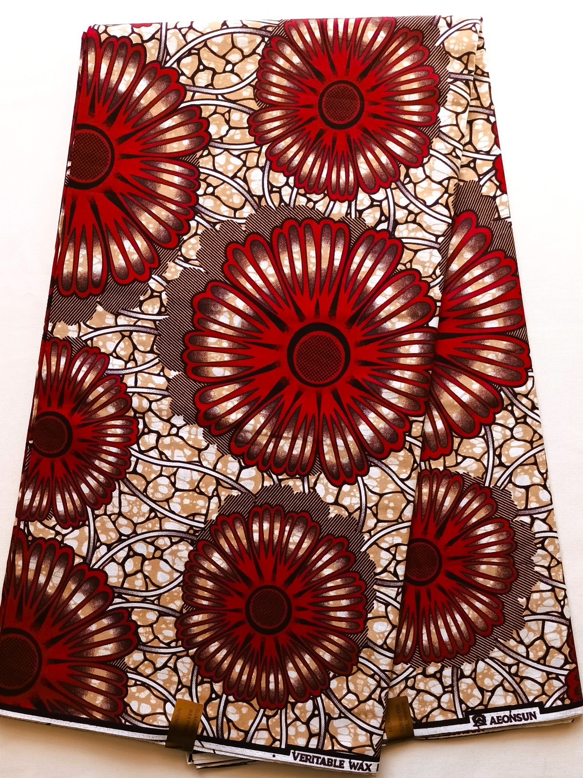 Fabric Wax disc 100% cotton, Burgundy wax coupon, Burgundy African loin ...