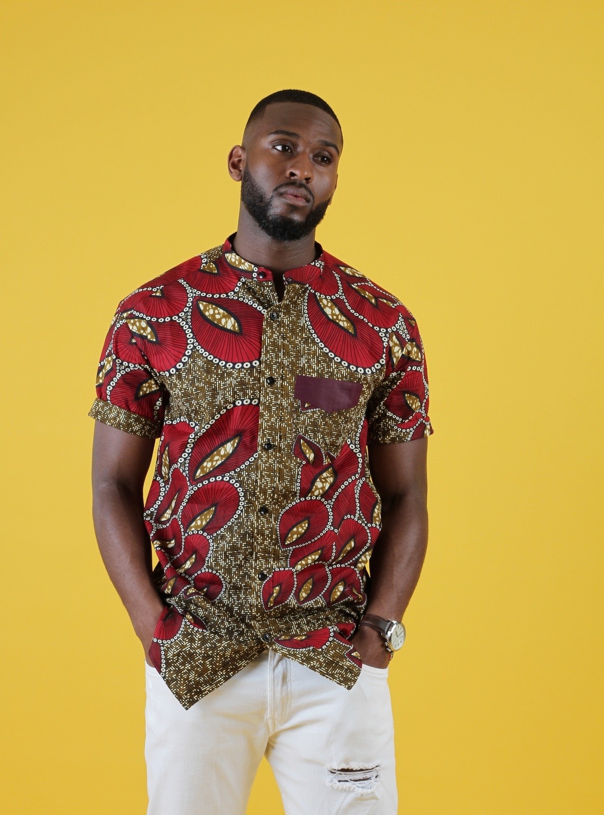 Rich man shirt by sosoden - Men's Short Sleeve Shirts - ANKA