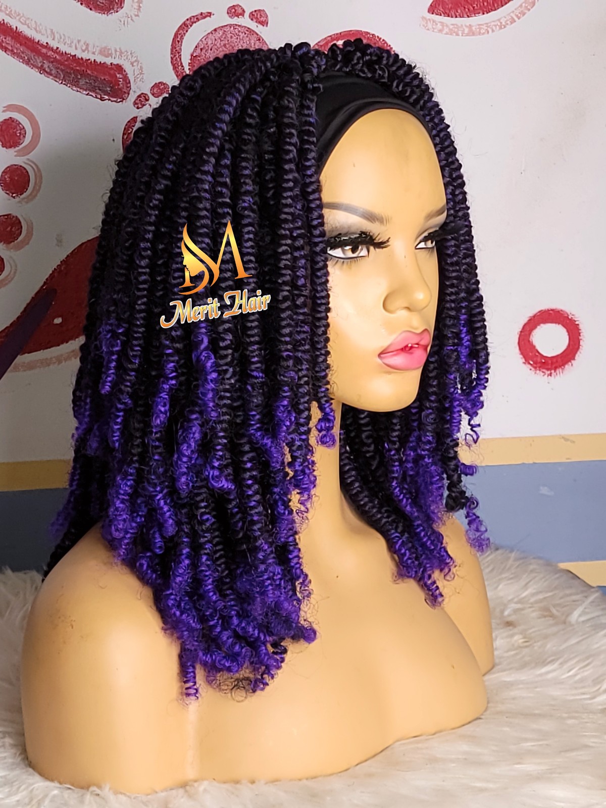 Ready to ship headband wig ,box braided wig lace wigs cornrow wigs by m ...