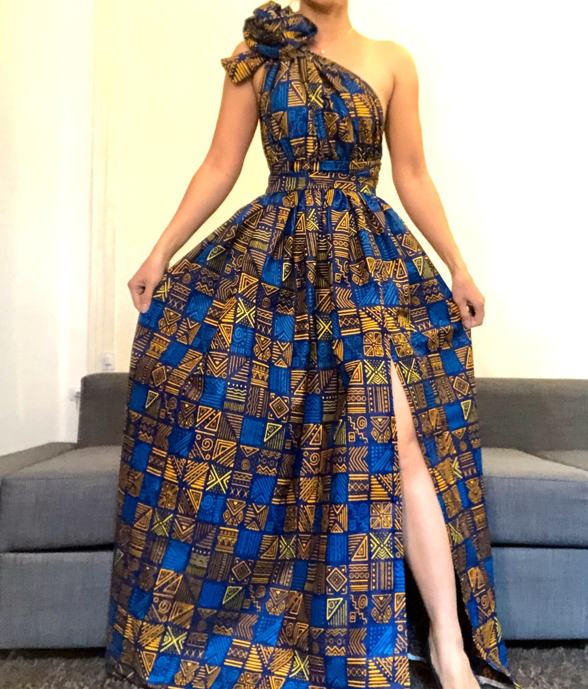 Robe wax 100% coton par kjoostyles - Robes longues - ANKA