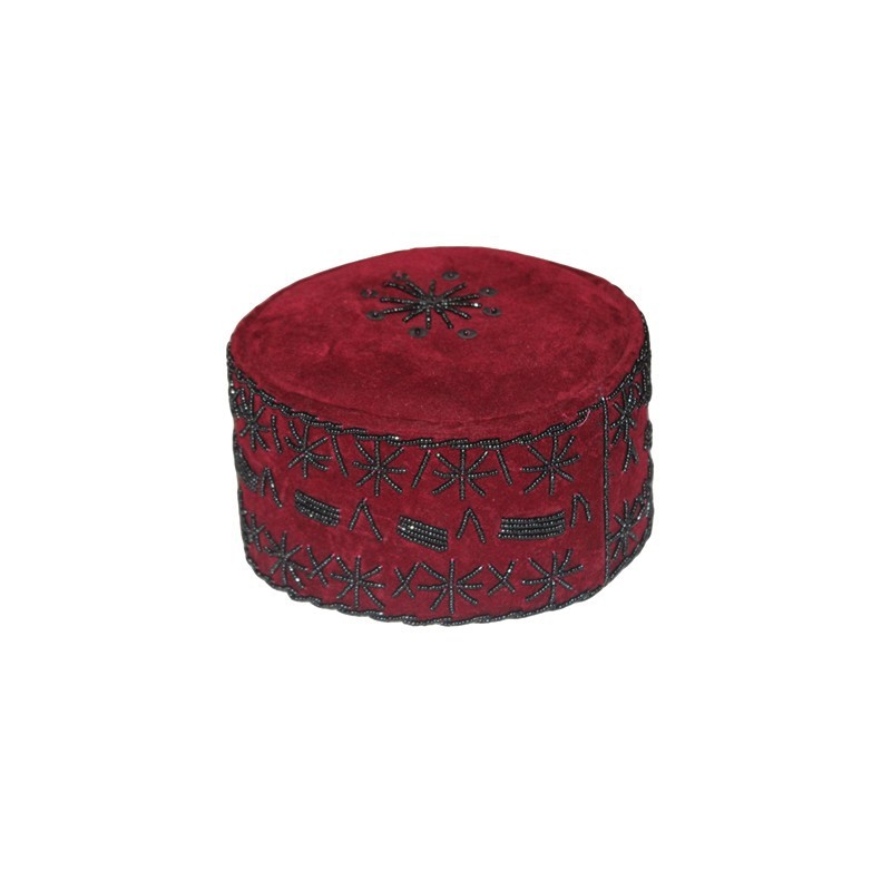 Velvet Stoned Crown Wedding Hat, Traditonal Beaded Cap, African Mens H ...