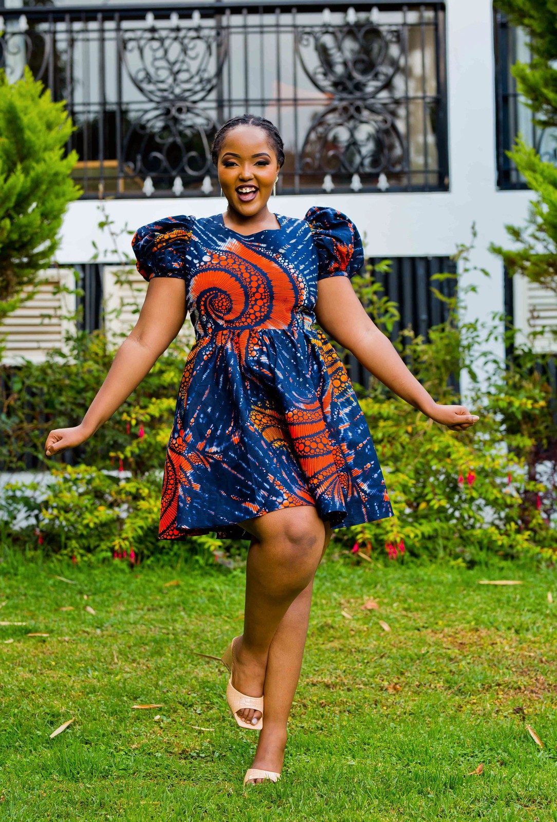 Zumaridi African print skater dress by africanyuva - Short dresses - ANKA