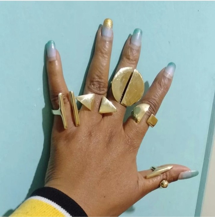 Brass rings, bulk rings, African rings by liztrade6 - Rings - ANKA