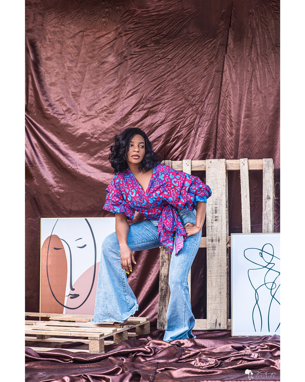 SAFIYA Top by kfyclothing - Crop Top - ANKA