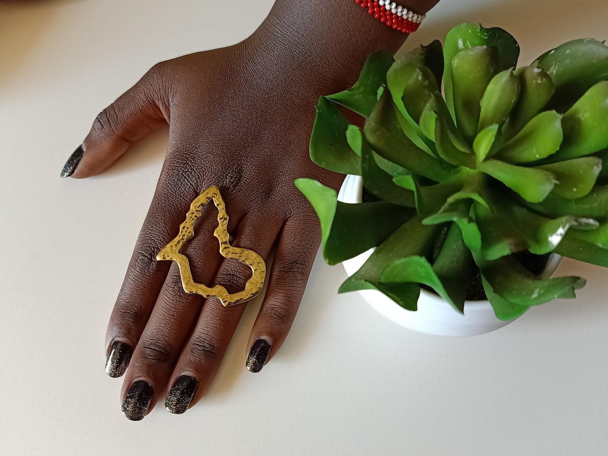 Bagues en laiton, bague cadeau, bague africaine, bague bohème, cadeau p ...