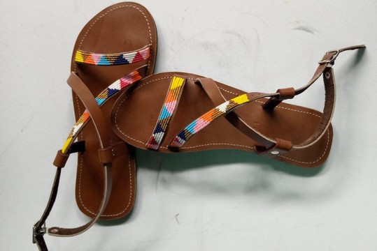 African Beaded Sandalswomen Sandalst For Her By Kariuki93 Sandal Afrikrea