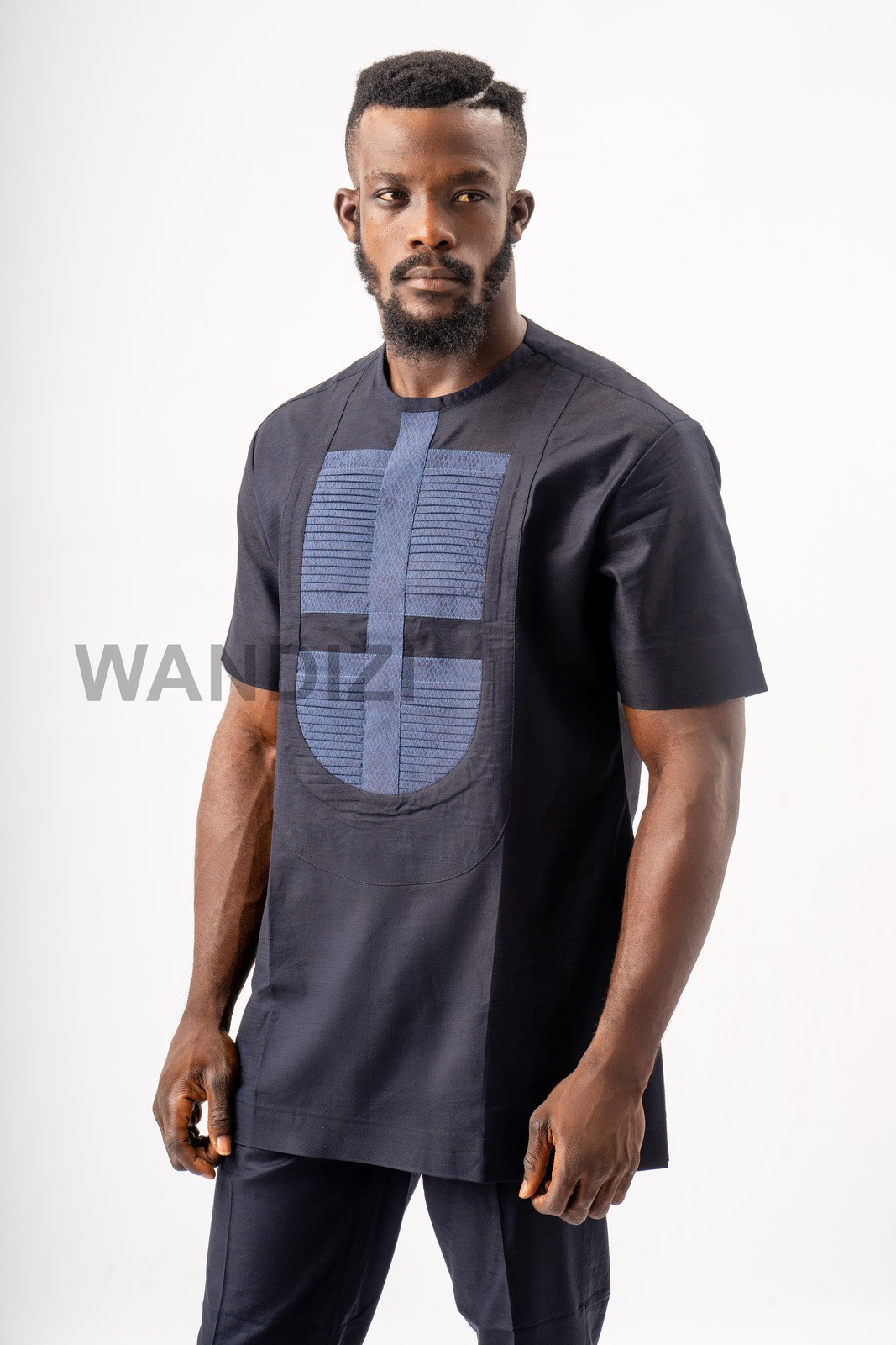Blue African Men Suit, African Clothing, African Mens Wear, African Clo ...